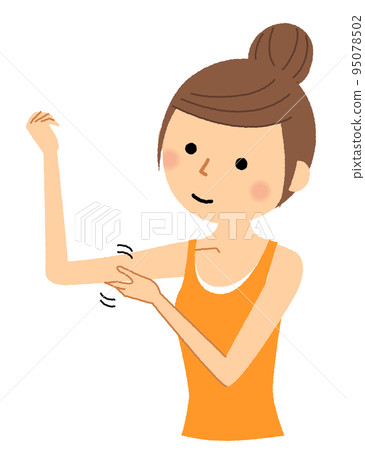 Women who have lymphatic massage - Stock Illustration [95078502] - PIXTA