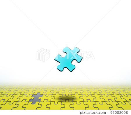 Puzzle conceptual art - Stock Illustration [95088008] - PIXTA