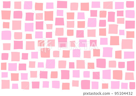 Abstract vector illustration of squares in pink... - Stock Illustration ...