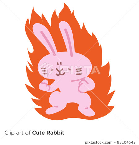 Rabbit Character Illustration Series "Rabbit... - Stock Illustration ...