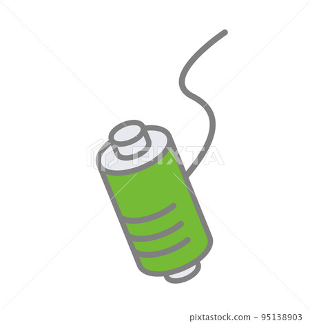 Simple thread illustration with outline - Stock Illustration [95138903 ...