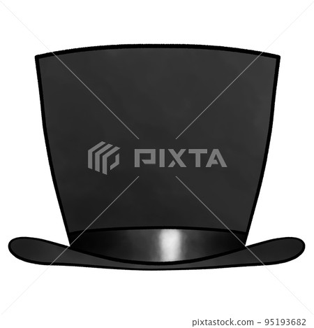 Watercolor-style top hat illustration - Stock Illustration [95193682 ...