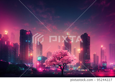 Pink City Lights