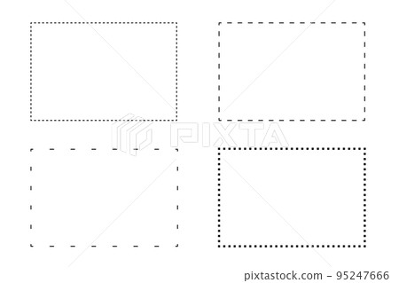 dotted frame - Stock Illustration [95247666] - PIXTA