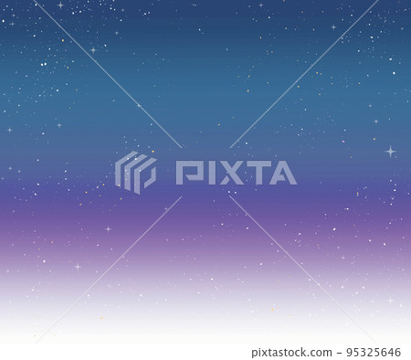 Night sky and sparkling stars gradation blue - Stock Illustration ...