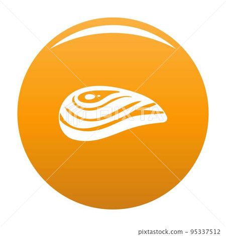 Aquatic shell icon. Simple illustration of... - Stock Illustration ...