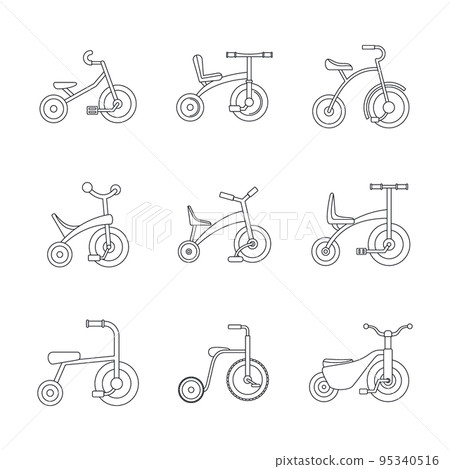 Simple Tricycle Drawing