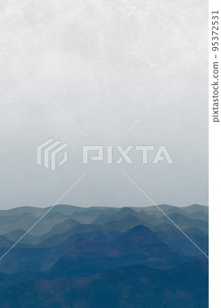 A series of mountains with beautiful shading... - Stock Illustration ...