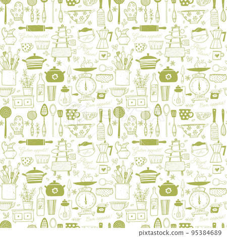 Kitchen Utensils Wallpaper