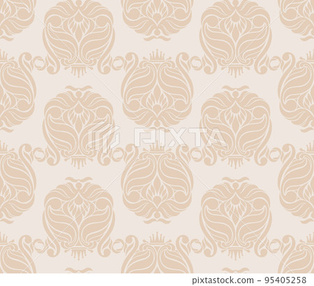 retro beige pattern - Stock Illustration [95405258] - PIXTA