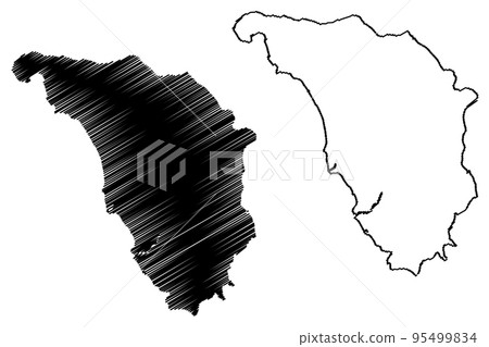 Mindoro island (Southeast Asia, Republic of the... - Stock Illustration ...