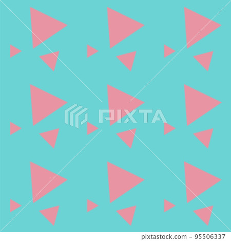 Seamless vector pattern made of cute triangles,... - Stock Illustration ...