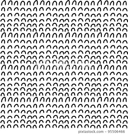 Seamless pattern with Simple arch shaped...-插圖素材 [95506466] - PIXTA圖庫