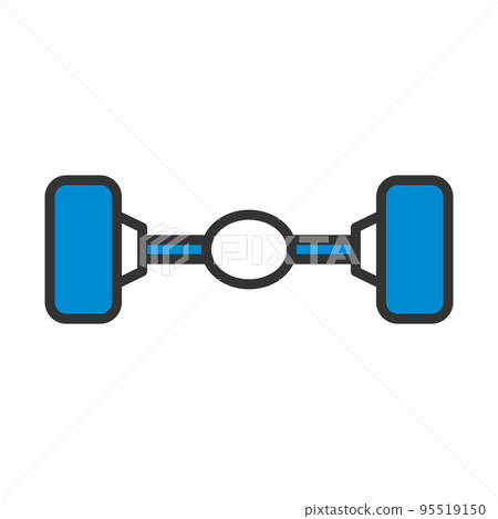 Car Rear Axle Icon - Stock Illustration [95519150] - PIXTA