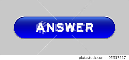 Blue color capsule shape button with word...-插圖素材 [95537217] - PIXTA圖庫