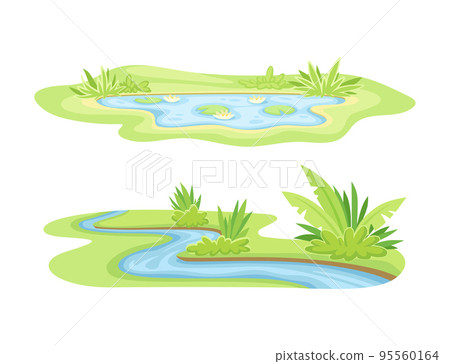 Water Stream Vector