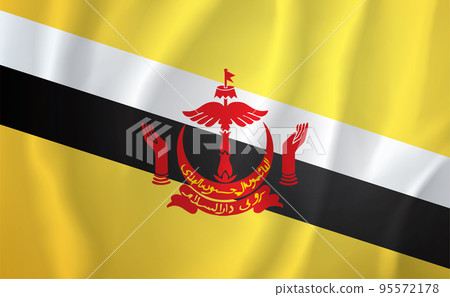 Symbol of Brunei. Vector drawing icon - Stock Illustration [95572178 ...