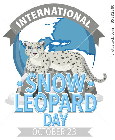 International Snow Leopard Logo Concept - Stock Illustration [95582380 ...