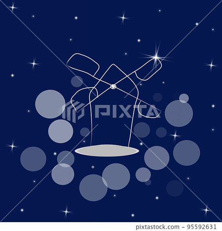 Mill, harvest, flour. Banner, illustration.... - Stock Illustration ...
