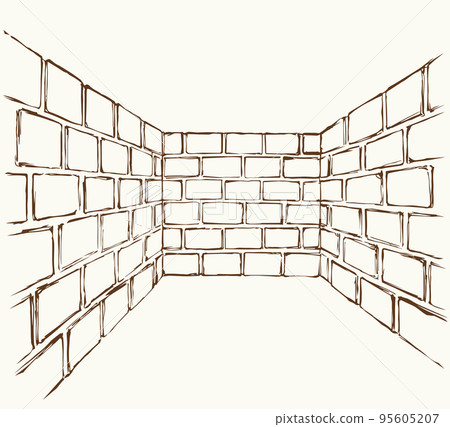 Vector drawing of dead end wall - Stock Illustration [95605207] - PIXTA