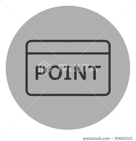 Point card icon - Stock Illustration [95609101] - PIXTA