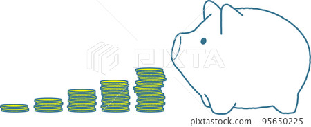 image of increasing savings - Stock Illustration [95650225] - PIXTA