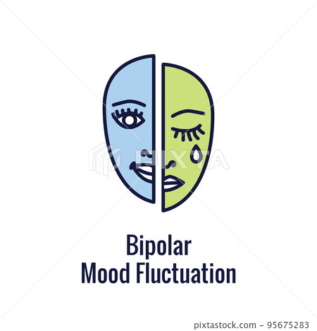 Bipolar Disorder Symbol Bipolar Disorder Free Stock Vectors