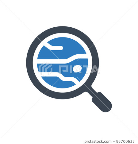 Planet exploration icon - Stock Illustration [95700635] - PIXTA