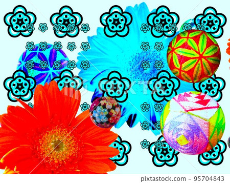 Ball and flower (Illustration 2) - Stock Illustration [95704843] - PIXTA
