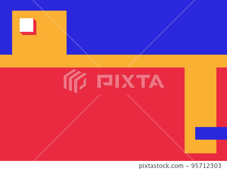 Modern pattern from rectangular shapes - Stock Illustration [95712303 ...