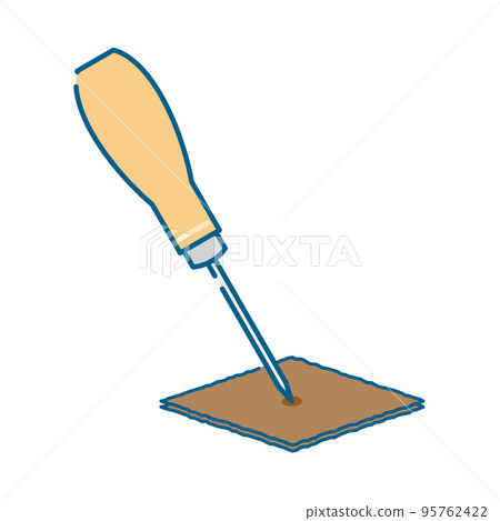 Simple perforation illustration 2 - Stock Illustration [95762422] - PIXTA