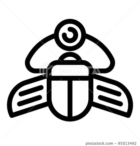 Simple Scarab Symbol