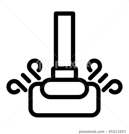 Steam Cleaner Logo Hand Steam Cleaner Icon. Flat Illustration Of Hand