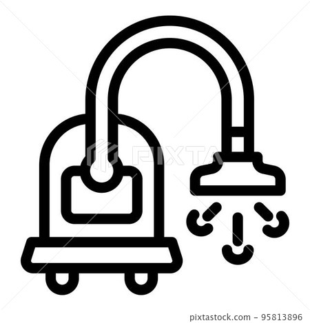 Steam Cleaner Logo Hand Steam Cleaner Icon. Flat Illustration Of Hand