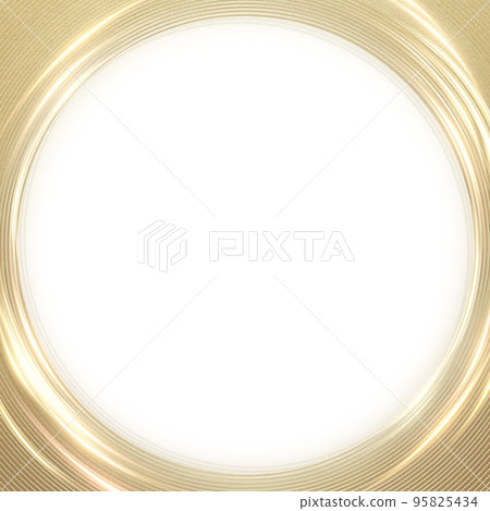 Luxury round frame material - Stock Illustration [95825434] - PIXTA