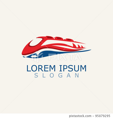 Modern Train logo image design transport... - Stock Illustration ...