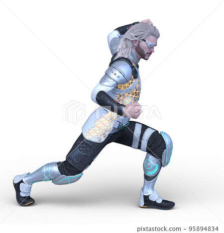 warrior with eyepatch - Stock Illustration [95894834] - PIXTA