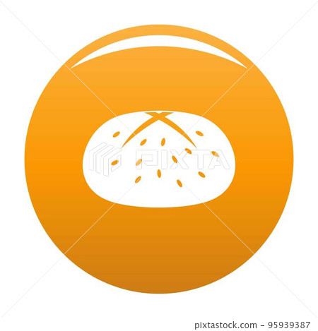 Bun icon. Simple illustration of bun vector... - Stock Illustration ...