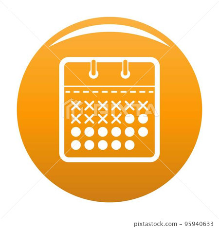 Calendar plan icon. Simple illustration of...-插圖素材 [95940633] - PIXTA圖庫