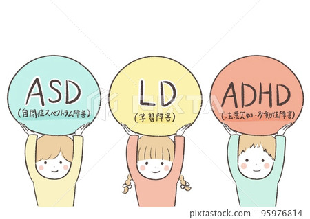 Cute children explaining about developmental... - Stock Illustration ...