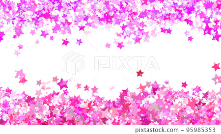 Pink and purple star sand header & footer 16:9... - Stock Illustration ...