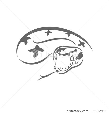 Python logo icon design illustration - Stock Illustration [96012935 ...