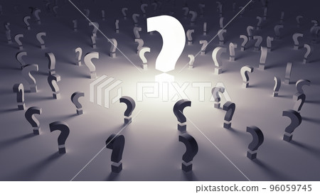 Many questions unanswered - Stock Illustration [96059745] - PIXTA