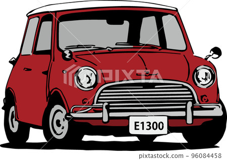 mini cooper (red) - Stock Illustration [96084458] - PIXTA