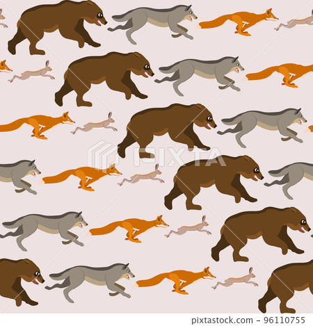 Wild Animals Running