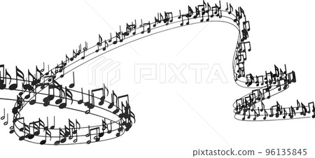 Music background design.Musical writing... - Stock Illustration ...