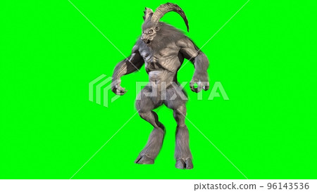 Baphomet mythical monster 3d render - Stock Illustration [96143536] - PIXTA