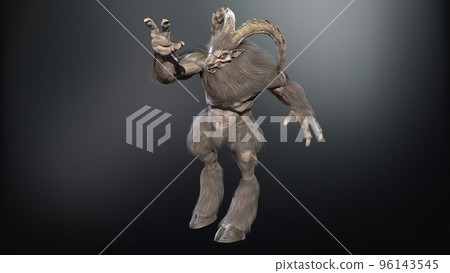 Baphomet mythical monster 3d render - Stock Illustration [96143545] - PIXTA