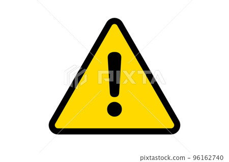 Warning mark illustration (png) - Stock Illustration [96162740] - PIXTA