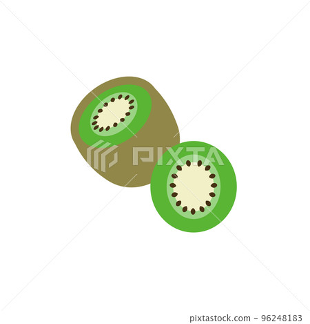 Kiwi simple - Stock Illustration [96248183] - PIXTA